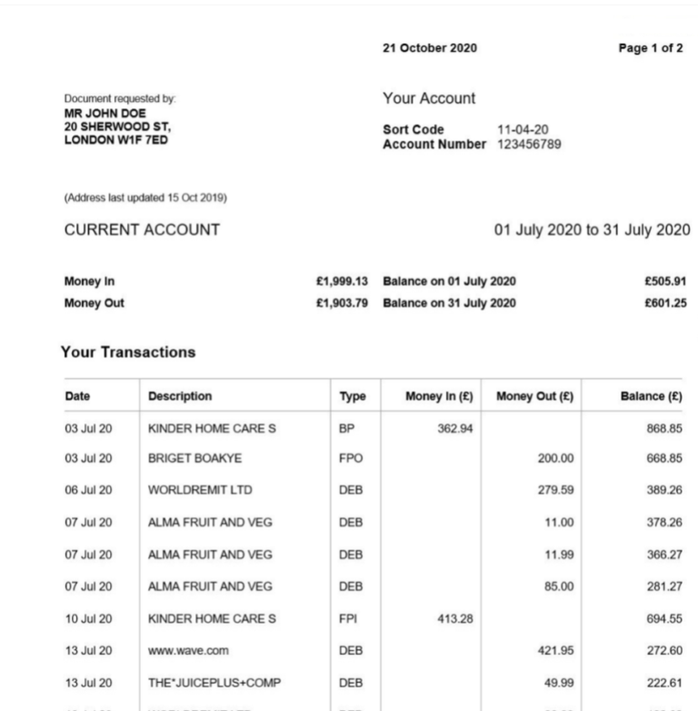 What Is a Bank Statement and How to Get One?